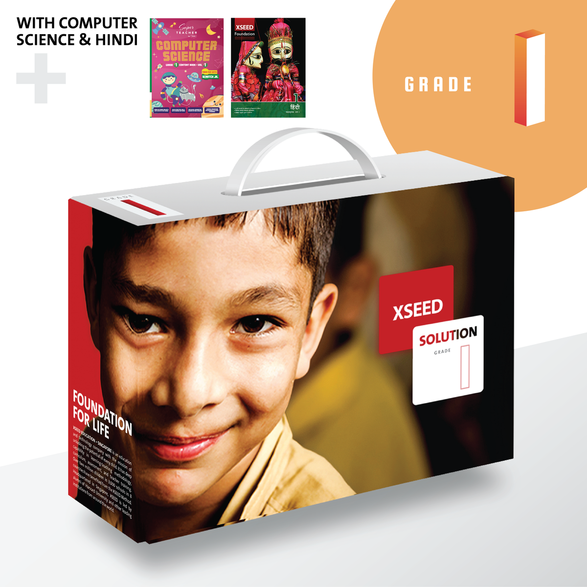 Grade 1 Book Set with Computer Science and Hindi – XSEED EDUCATION (INDIA)