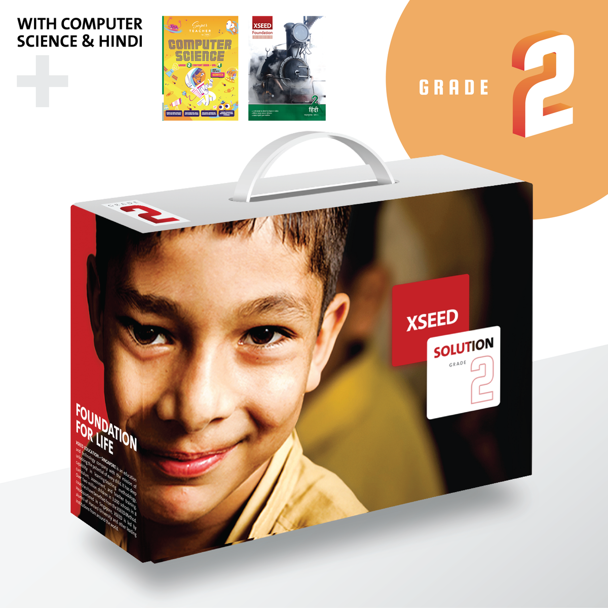 Grade 2 Book Set with Computer Science and Hindi, XSEED Learnometer ...