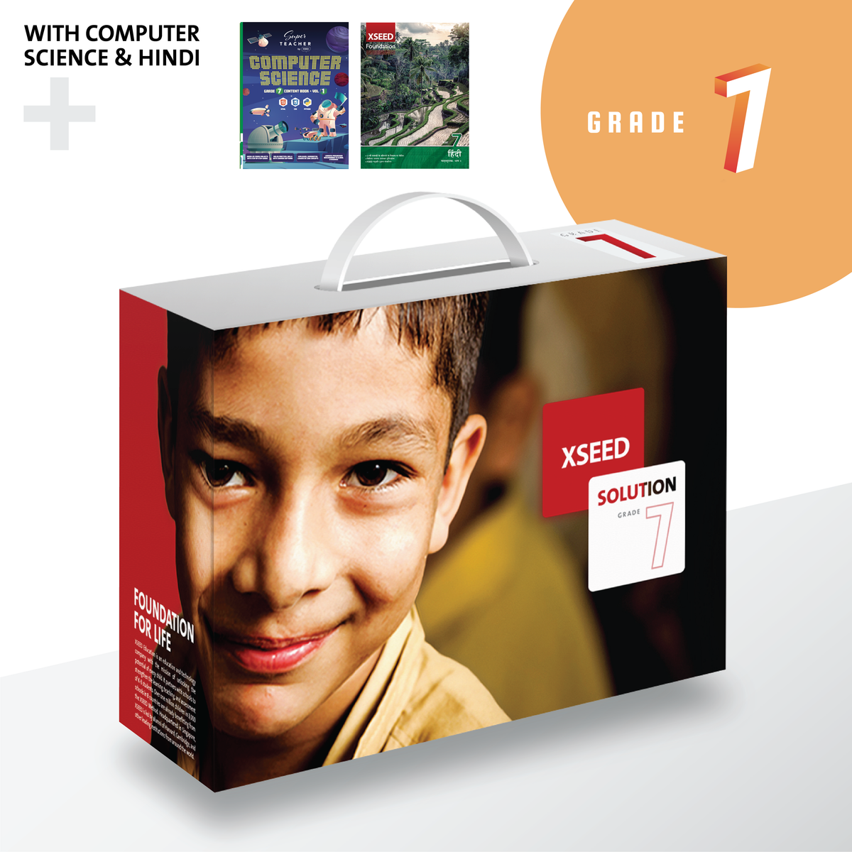 Grade 7 Book Set with Computer Science and Hindi – XSEED EDUCATION (INDIA)